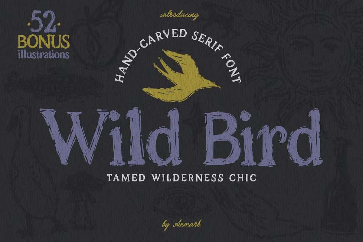 Wild Bird Hand Crafted Font - Graphicas - Design Resources