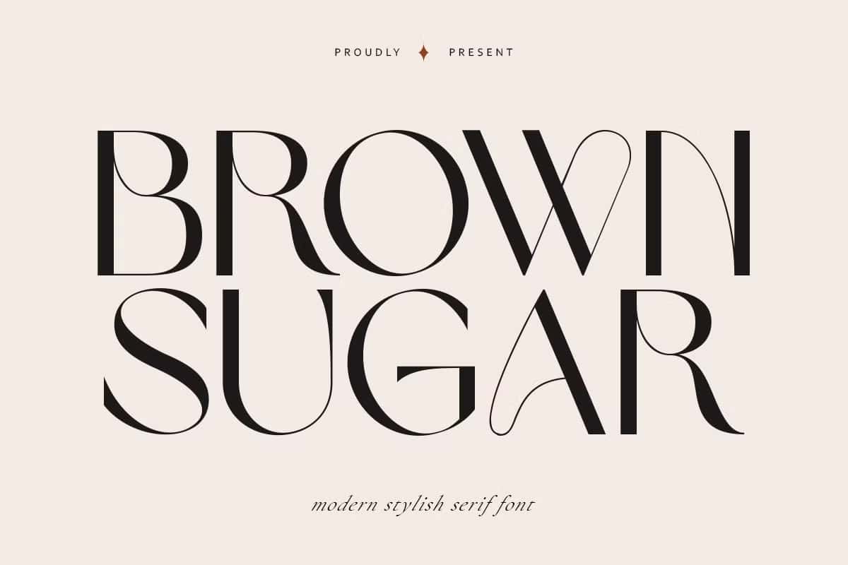Brown Sugar | Modern Stylish - Graphicas - Design Resources